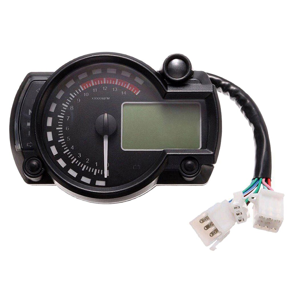 Motorrad Digital LCD Tacho Sensor Kilometerzähler ... – Grandado