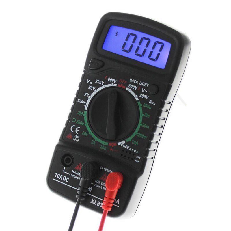 XL-830L Digital LCD Multimeter Voltmeter Ammeter A... – Grandado