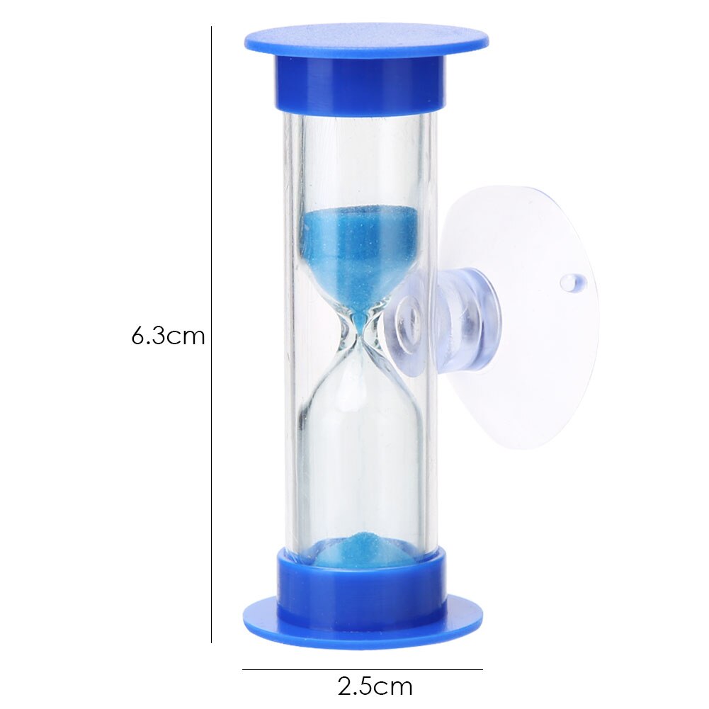2min Plastic Hourglasses + Suction Cup Lightweight... – Grandado