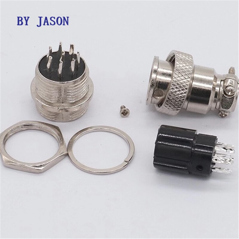 2 teile/los GX16 2/3/4/5/6/7/8/9 Pin Stecker & wei... – Vicedeal