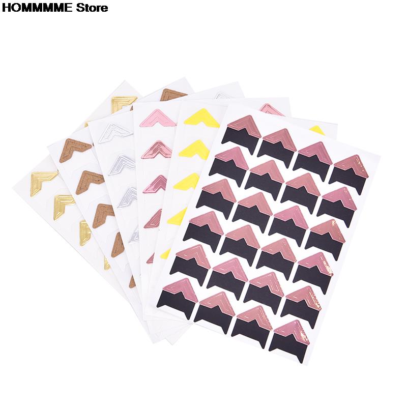 120pcs /5 Sheets Self-Adhesive Photo Frame Corner ... – Vicedeal