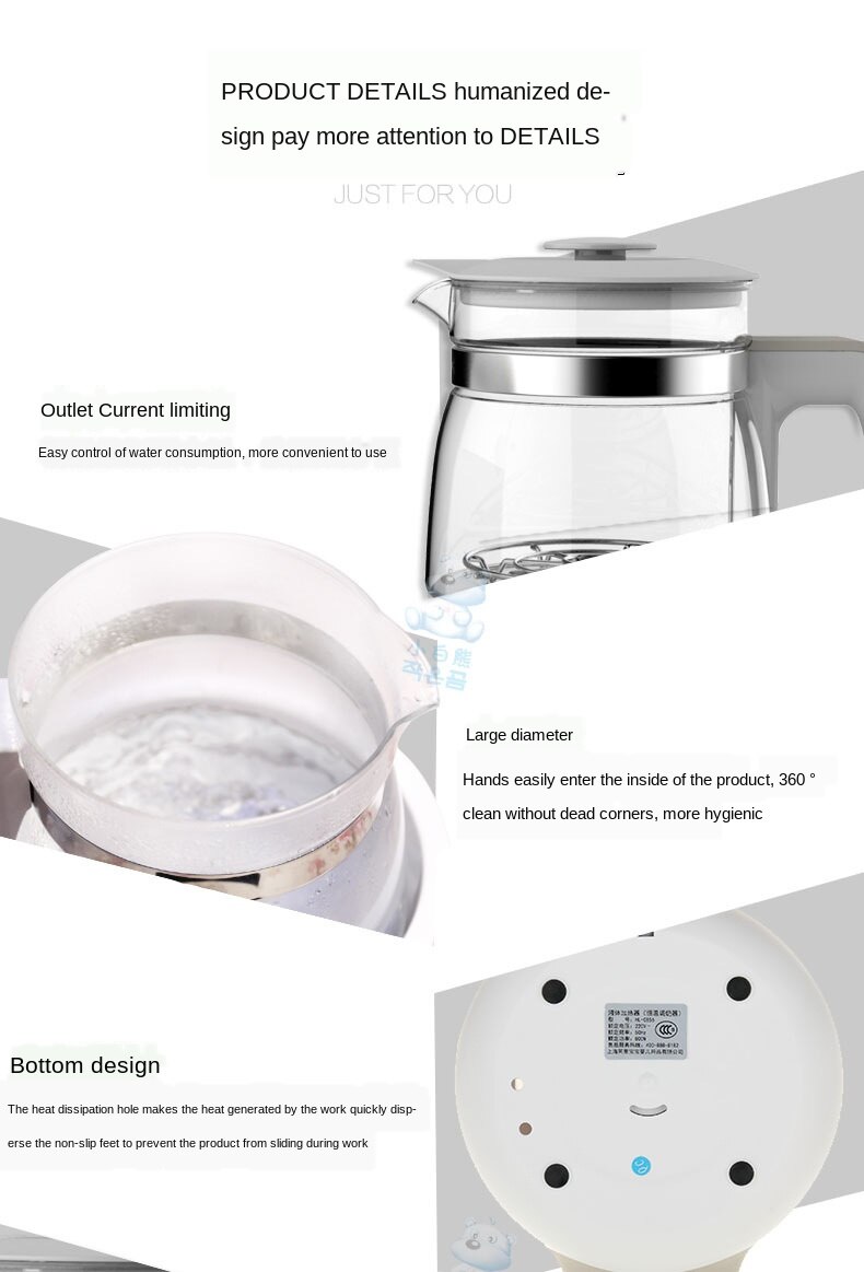 milk heater Thermostat Electric Kettle Smart LCD p... – Grandado