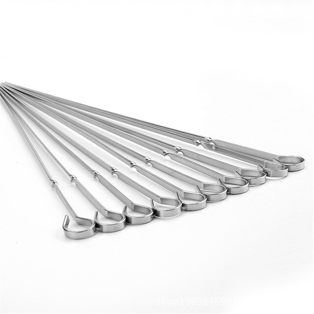 10pcs Flat Pin Roasting Needle Food Camping Picnic... – Grandado