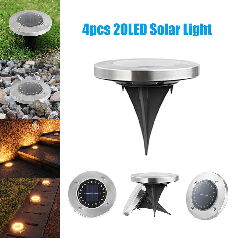 IP65 4 stücke Solar Lichter 20 LED Solar Power Beg... – Vicedeal