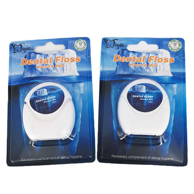 50 Meters O-type Dental Flossing Mint Flavored Saf... – Grandado