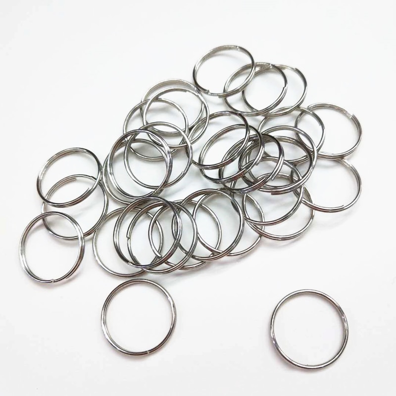 100 stk metalringe 14mm diameter til at forbinde p... – Grandado