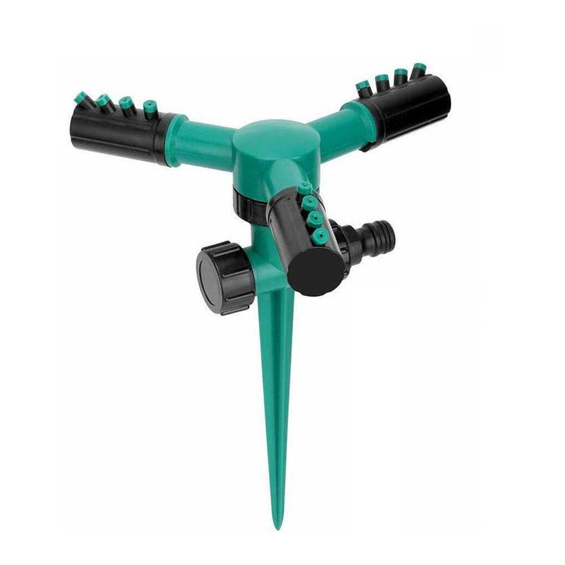 3-head 360 Angles Rotating Sprinkler With Support ... – Grandado