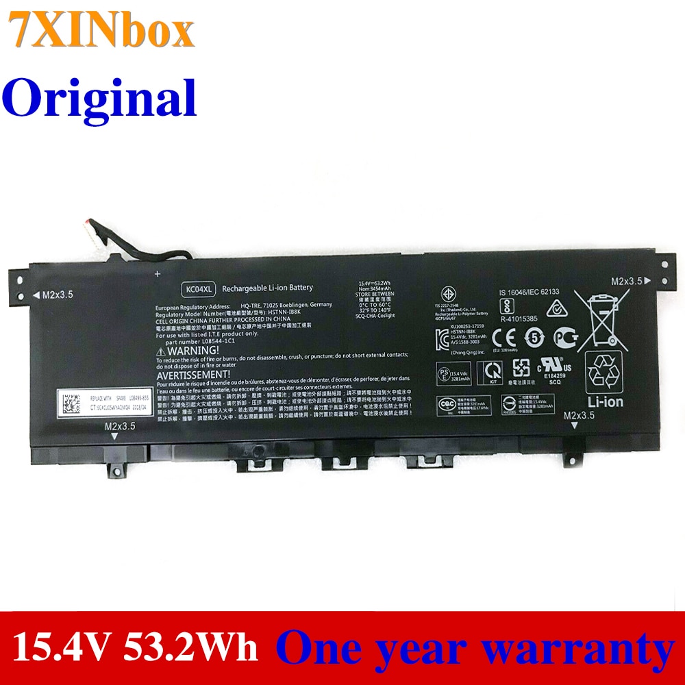 7XINbox 15.4V 53.2Wh KC04XL original laptop batter... – Grandado