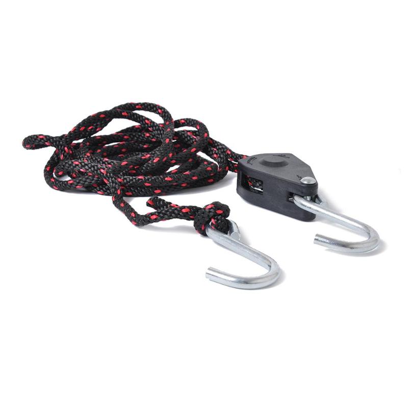8ft Nylon Lashing Cord Safety Rope w/ Hooks for Ca... – Vicedeal