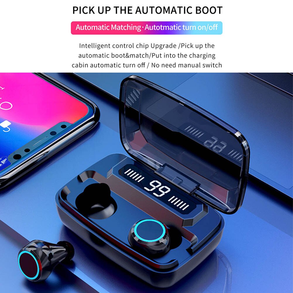 M11 TWS Bluetooth 5,0 Wireless Headset Ohrhörer Wa... – Vicedeal M11 TWS Bluetooth 5,0 Wireless Headset Ohrhörer Wa... – Vicedeal