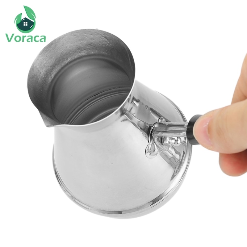 Stainless Steel Turkish Coffee Pot Cevze Ibrik Ara... – Vicedeal