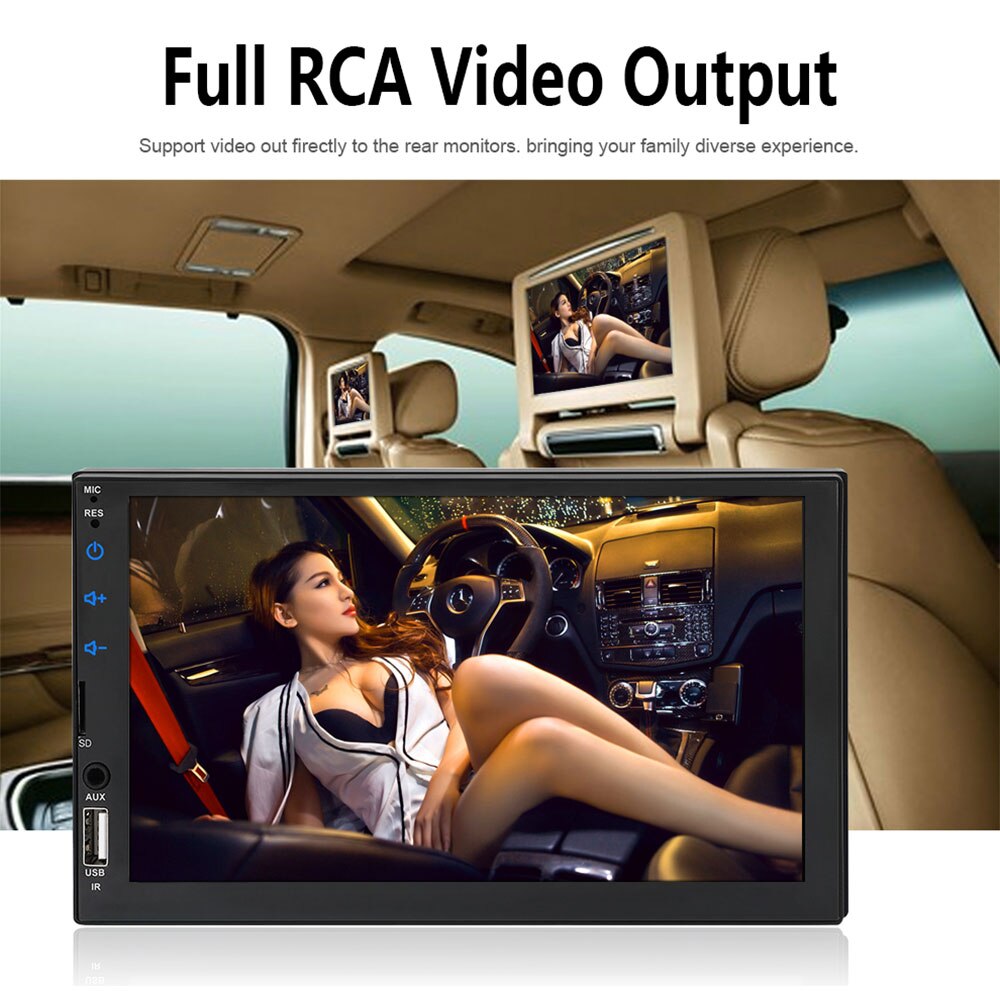 Mobil internett auto mp5 spiller radio fm usb bil... – Grandado