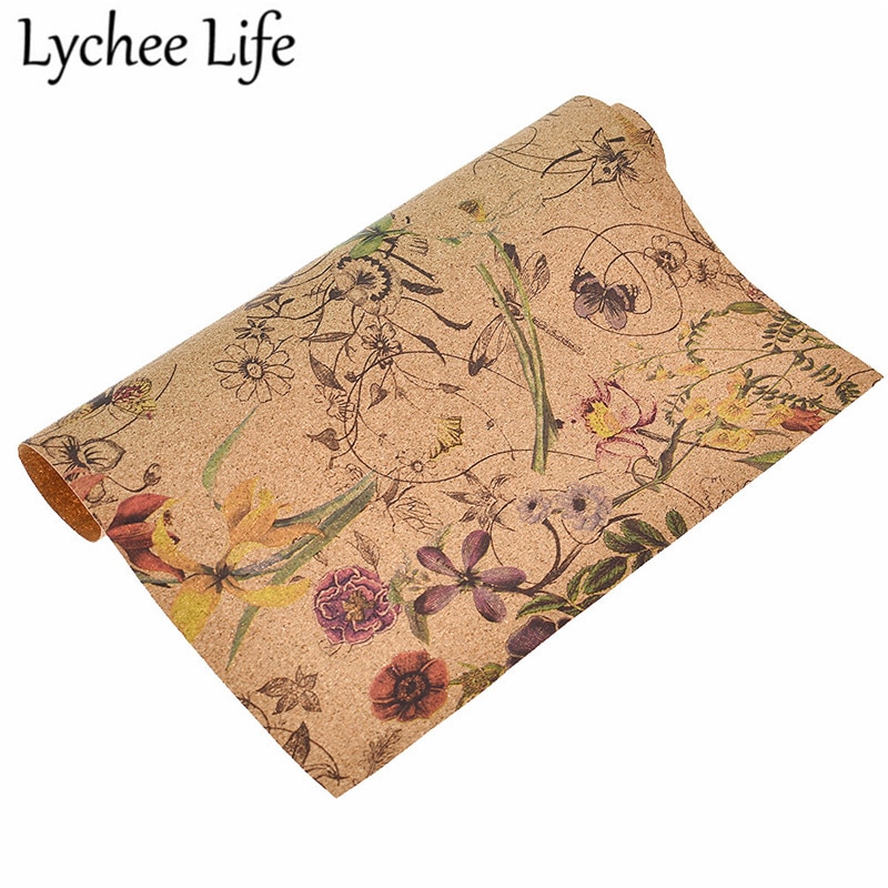 Lychee Life A4 Soft Cork Fabric 29x21cm Colorful F... – Vicedeal