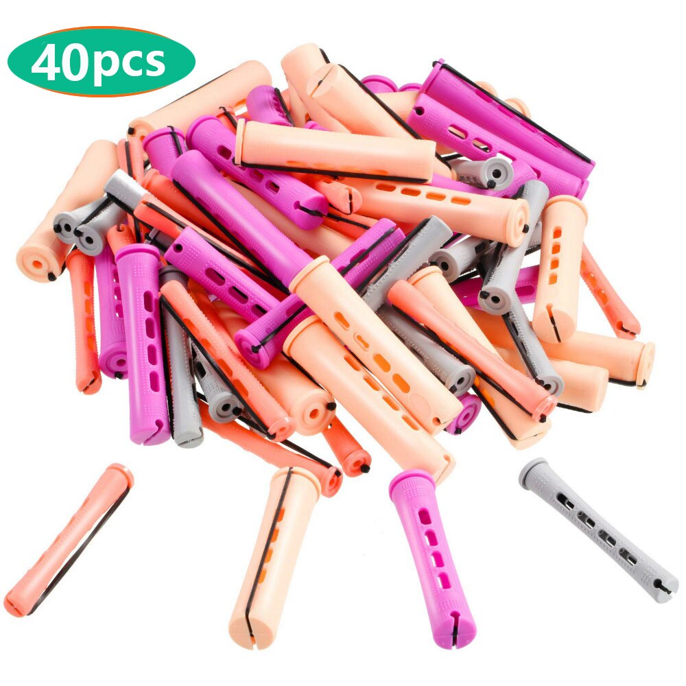 Perm Rods Set Hair Rollers Curlers 40/80piece Hair... – Vicedeal