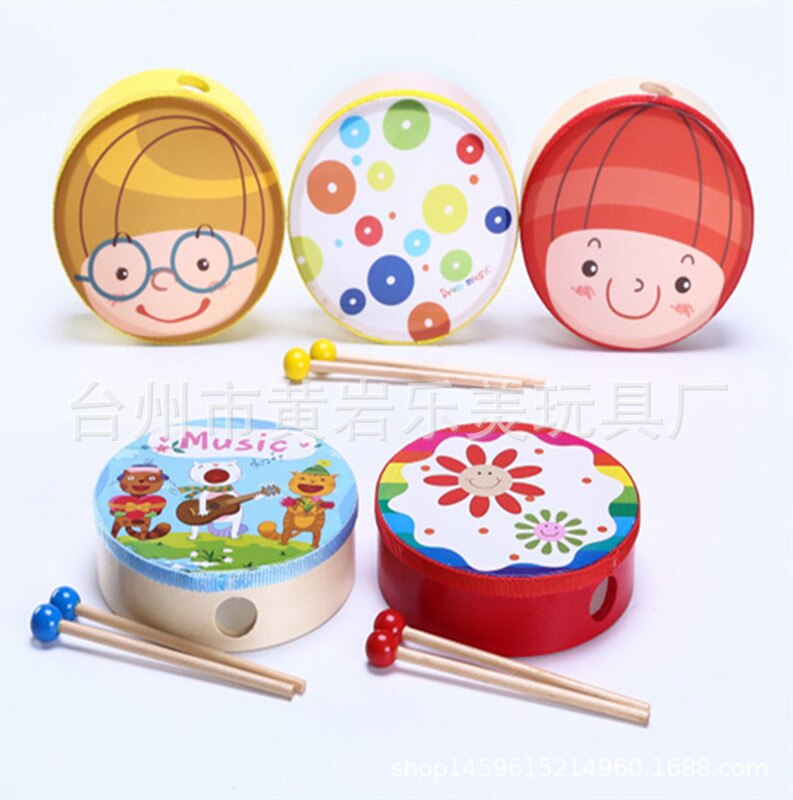 Orff Musical Instrument Baby Beat Beat Drum Early ... – Grandado