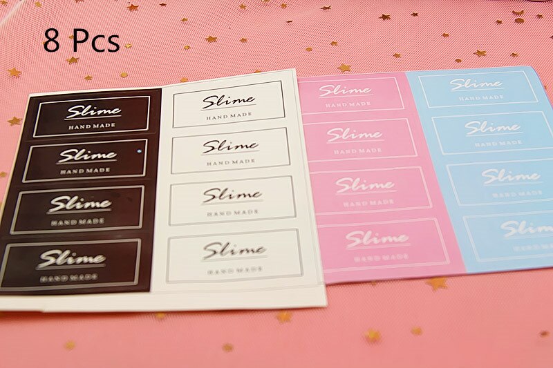 4 Pcs Slime Container Box Sticker for Storage Box ... – Vicedeal