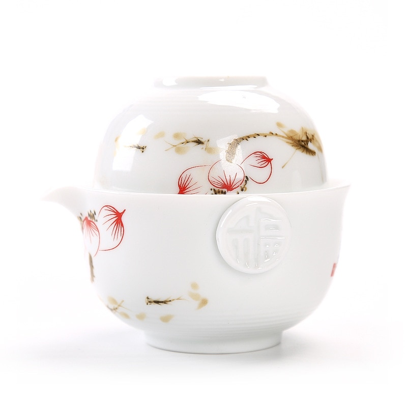 Blue and white porcelain travel Tea set Include 1 ... – Vicedeal