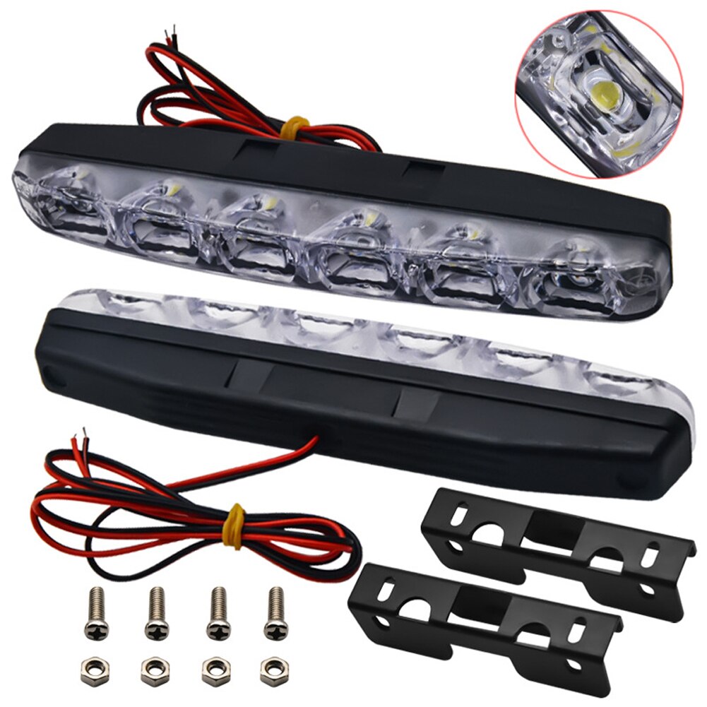 2pcs Car LED Universal Daytime Running Light Water... – Vicedeal