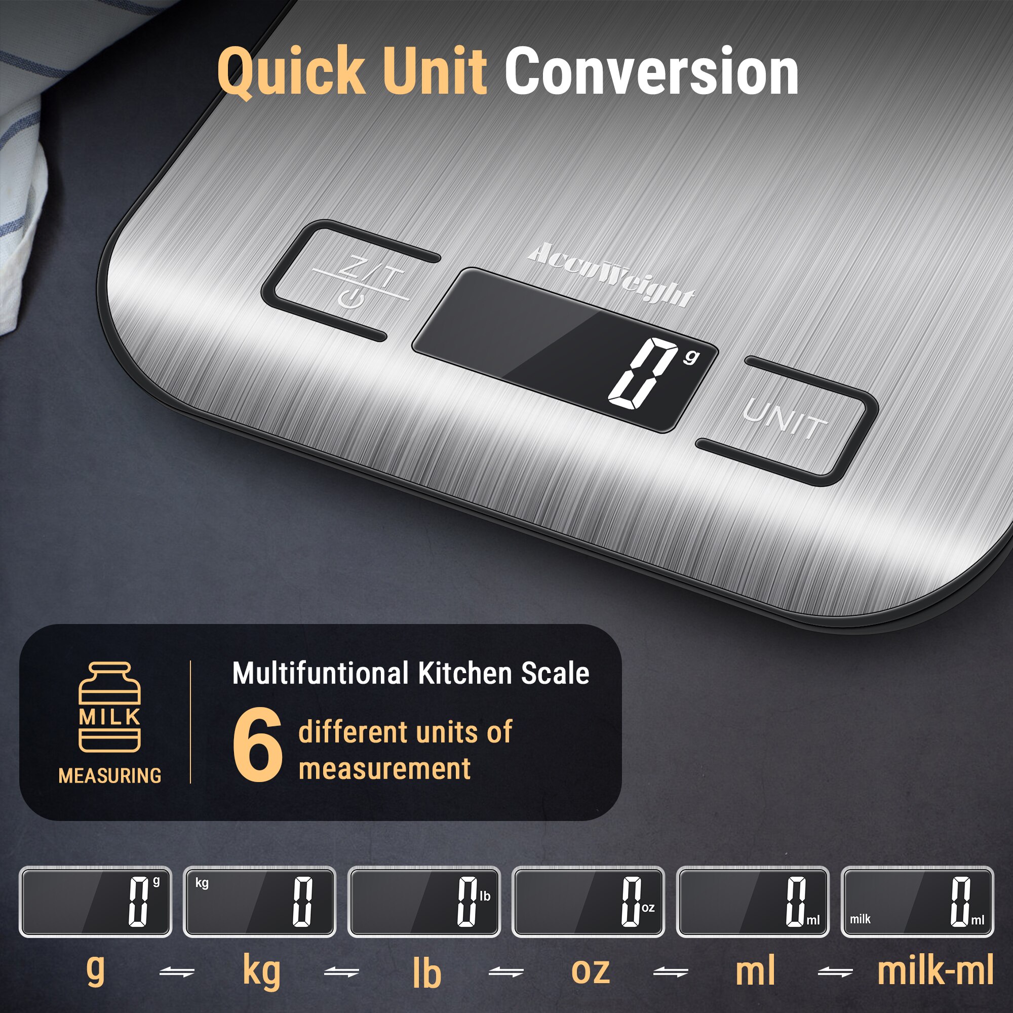 Accuweight 211 Digitale 5/10Kg Keuken Voedsel Scha... – Vicedeal