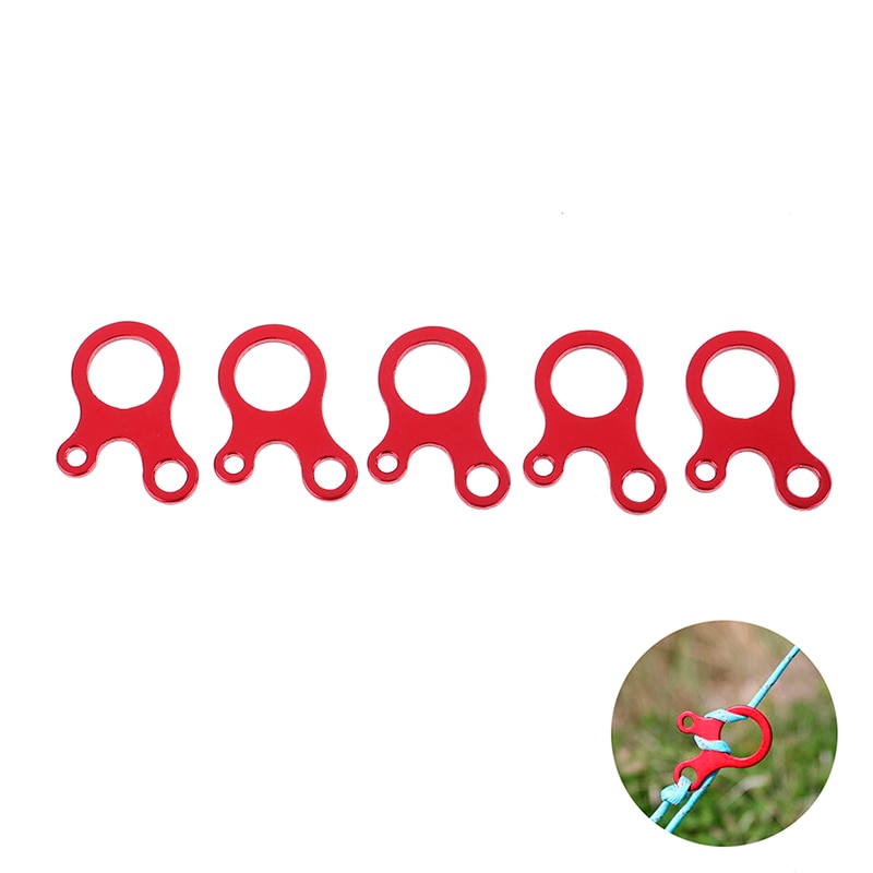 5 Pcs Camping Tent Gesp Quick Knoop Tent Touw Gesp... – Grandado
