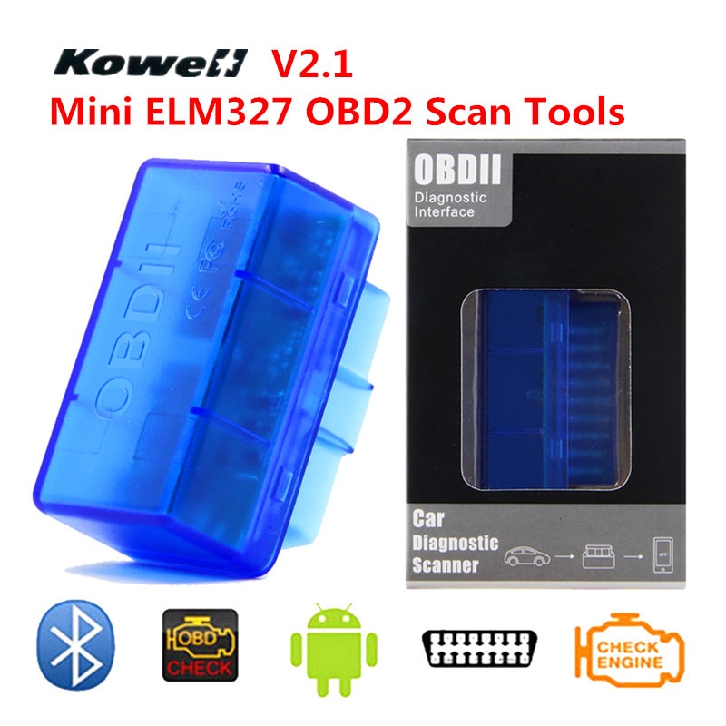 KOWELL V2.1 Mini ELM327 BT OBD2 OBDII Smart Intell... – Vicedeal