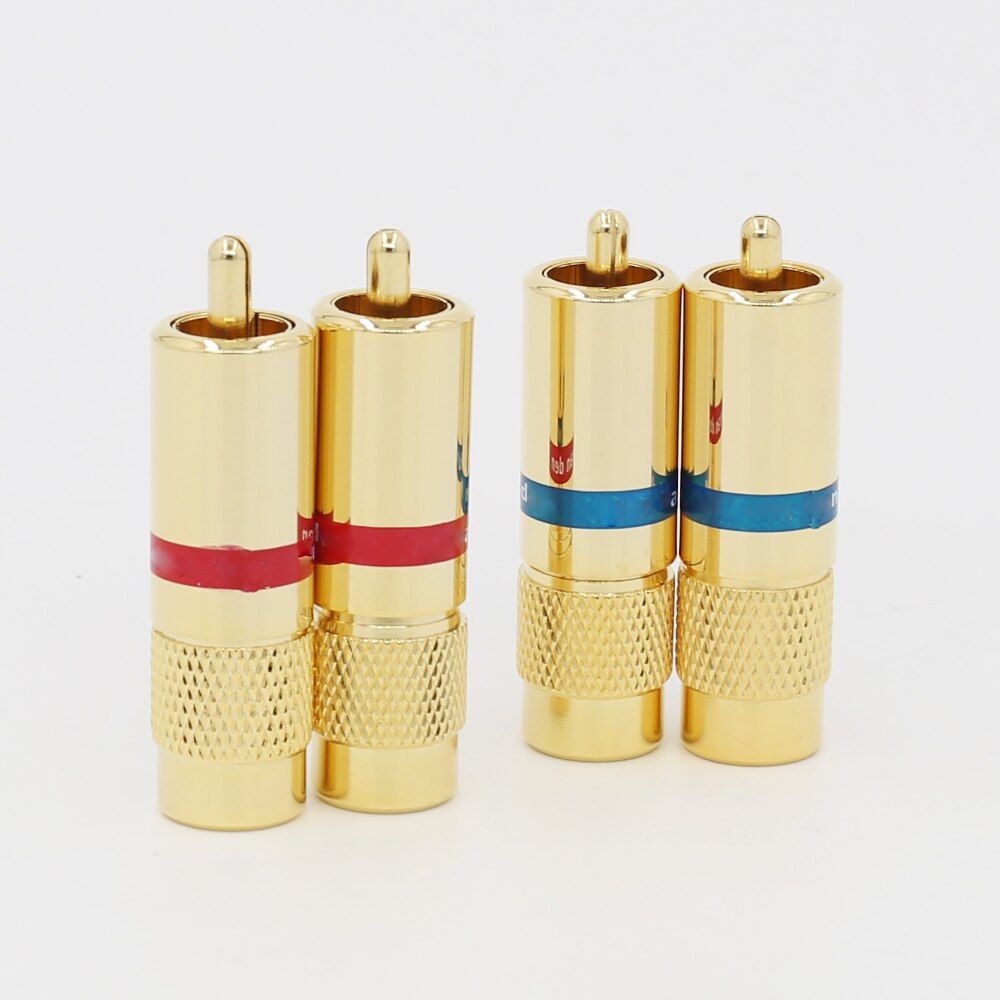 4 stuks Van den Hul C-8.4 RCA Pluggen Audio RCA ja... – Grandado