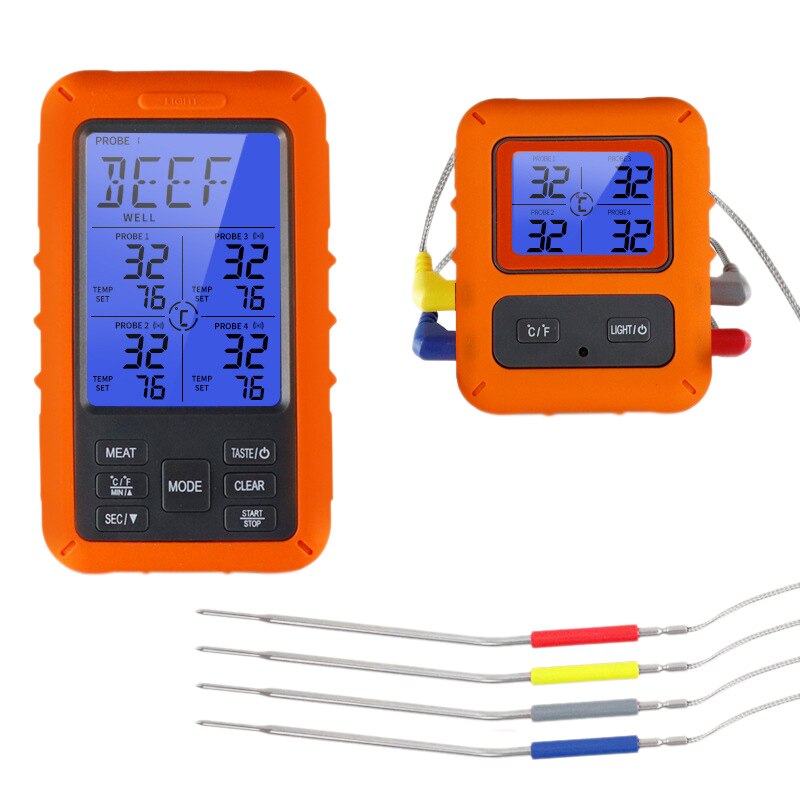 TS-TP40 Wireless Meat Thermometer Digital Remote C... – Grandado