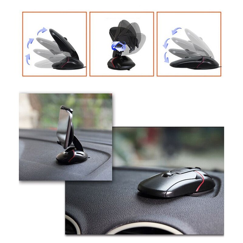 Universele 360 Graden Draaiende Muis Vorm Mobiele ... – Vicedeal
