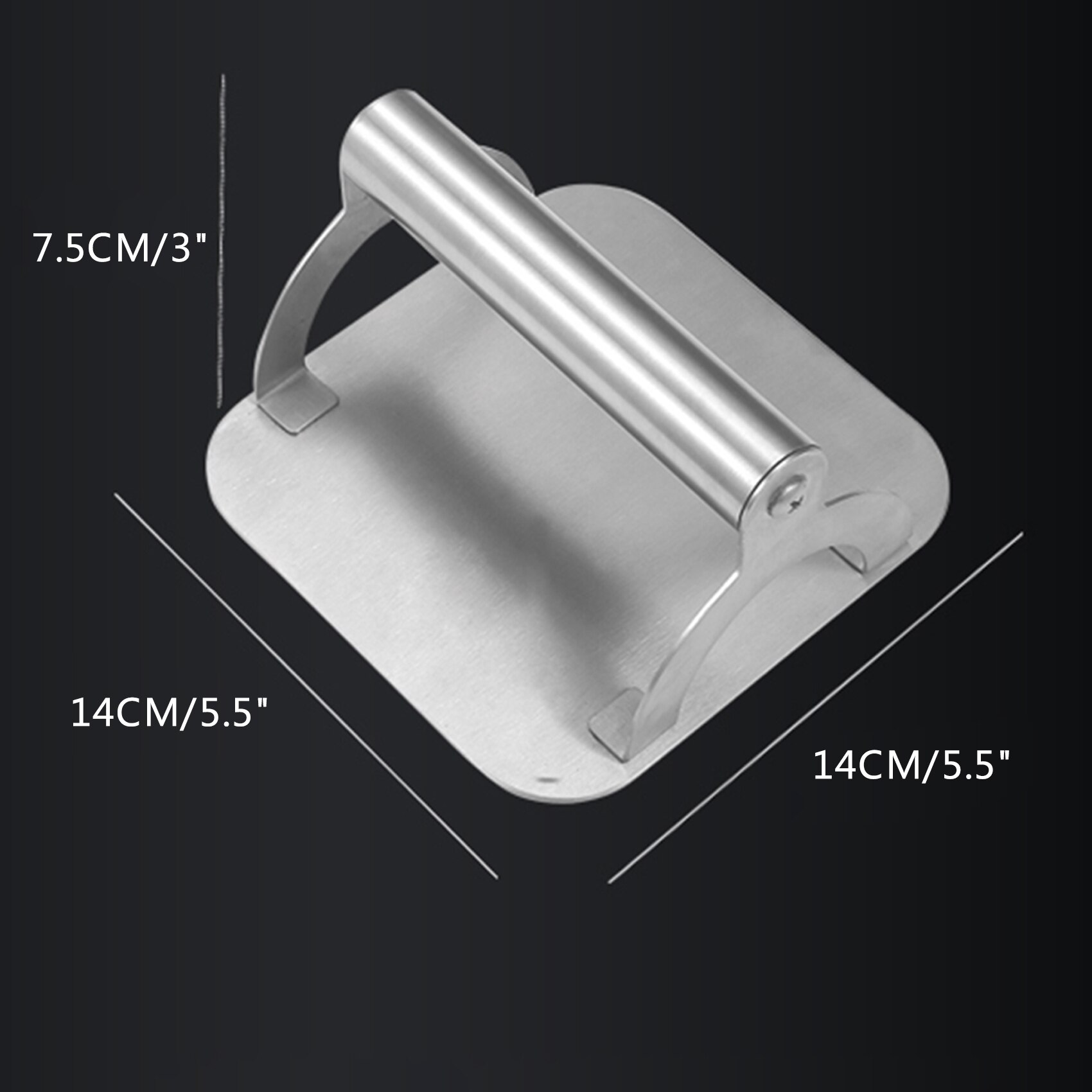 Non-stick Hamburger Press with Handle Stainless St... – Vicedeal