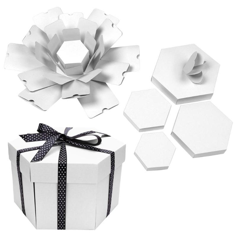 Nieuw Hexagon Verrassing Explosie Doos Diy Handgem... – Vicedeal