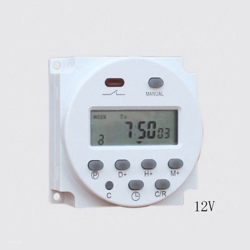 12V 220V Digital Timer Switch 7 Days Weekly Progra... – Vicedeal