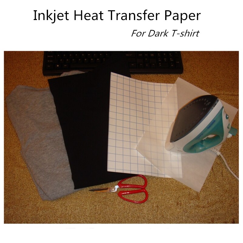 Diy A4 Size Dark Stof Transfer Papier Voor Zwart O... – Grandado
