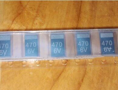 Black 470UF 6.3V Type D 6V SMD Tantalum Capacitor ... – Grandado