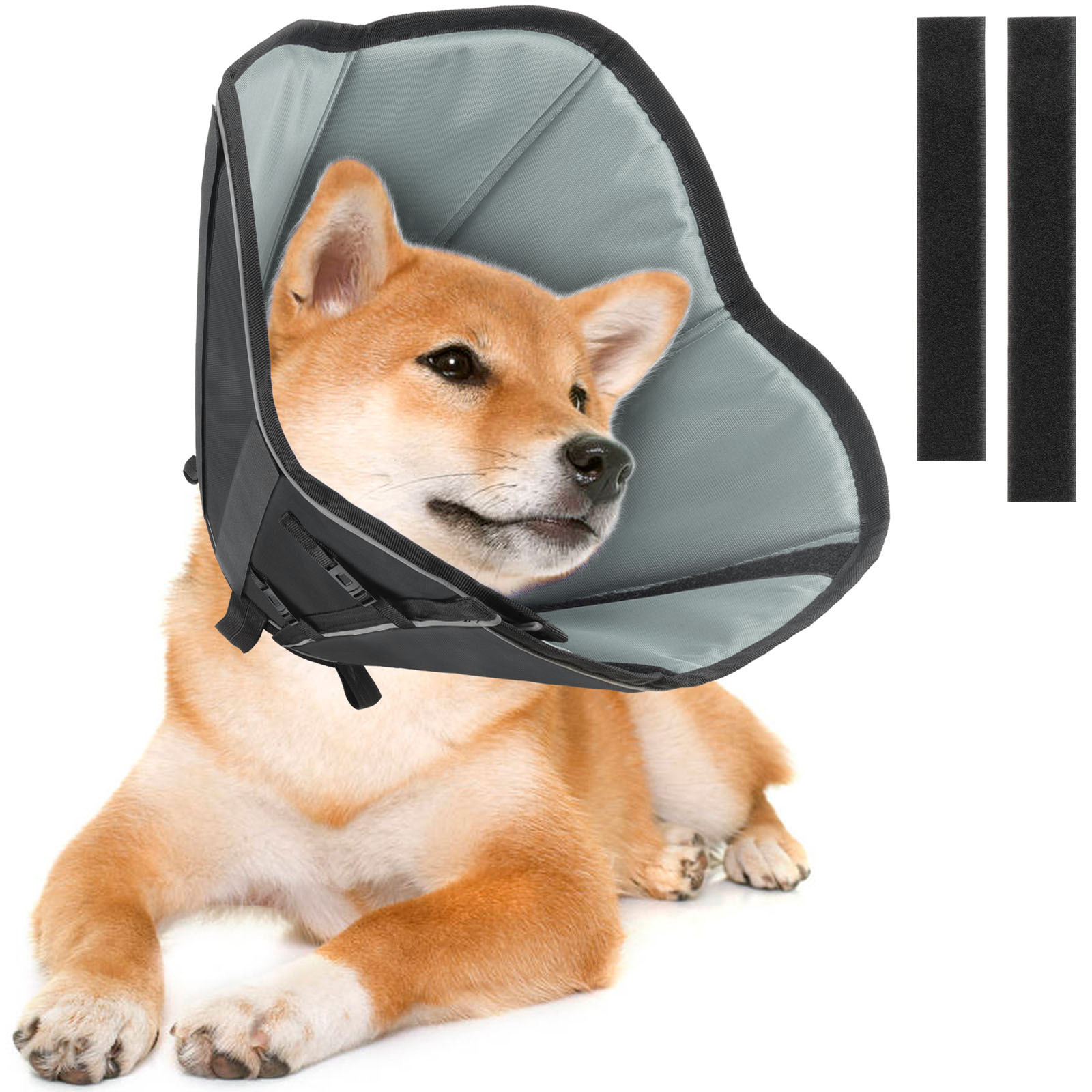 Elizabethan Collar Adjustable Foldable Nylon Mater... – Grandado