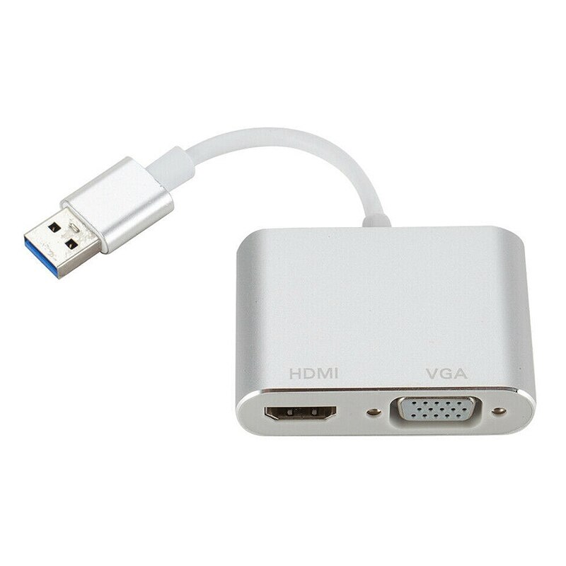 USB 3.0 2.0 to HDMI VGA HD TV Adapter Cable Extern... – Grandado