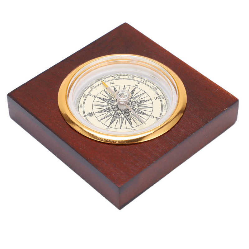 Wooden Box Compass Vintage Compass Multiple Applic... – Grandado
