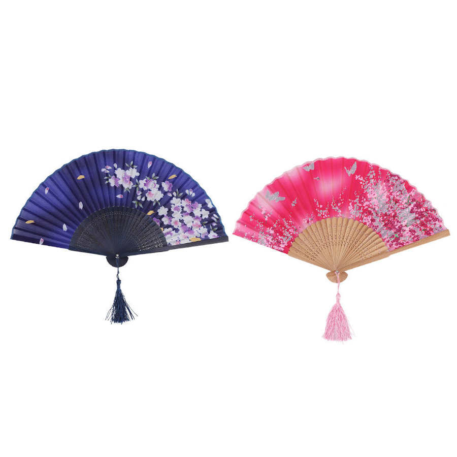 Chinese Stijl Hand Held Fan Bamboe Vouwen Fan Danc... – Grandado