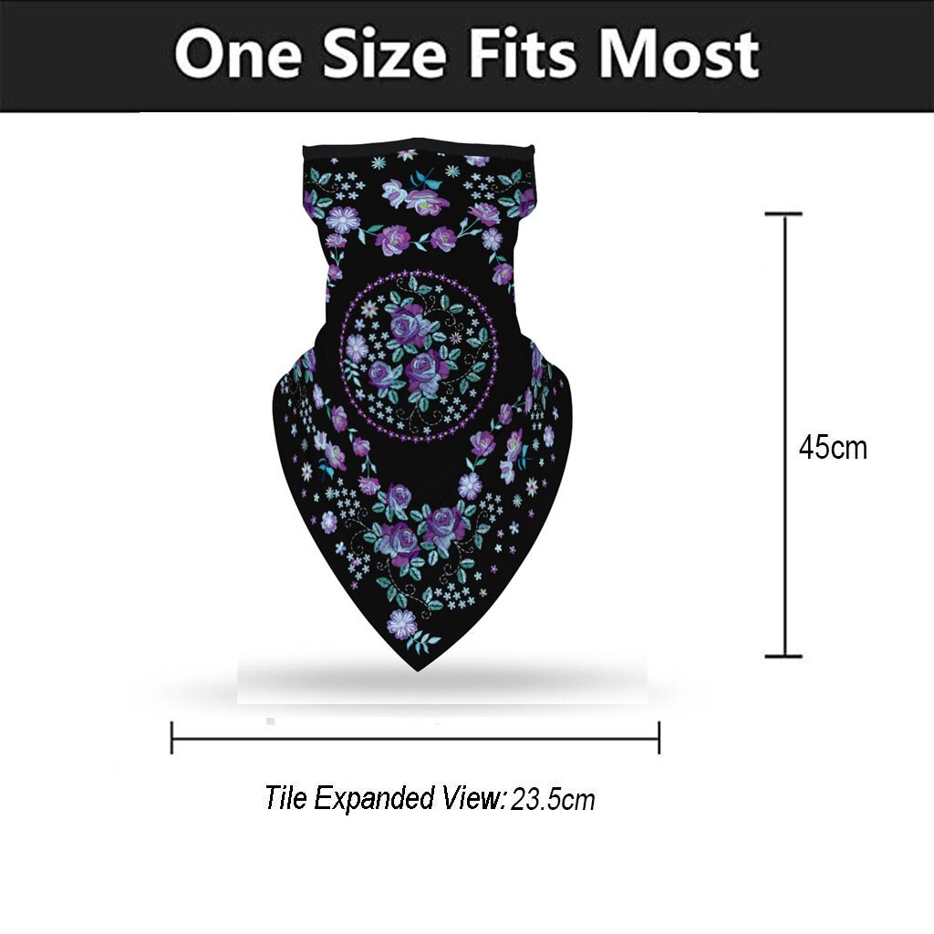 30# Unisex Men Women Face Scarf Bandana Ear Loops ... – Grandado