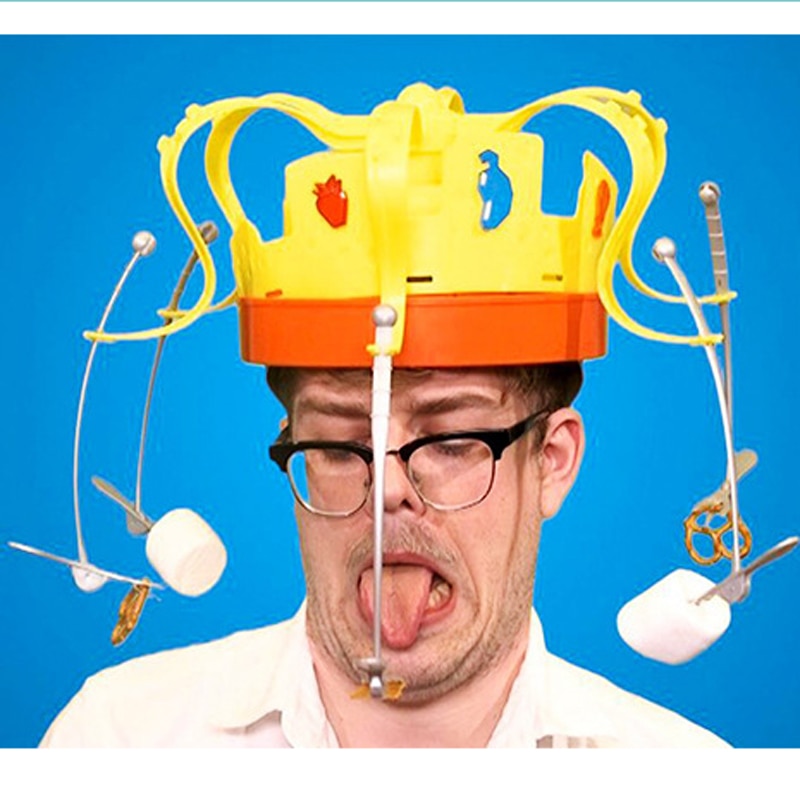 Rotating Crown Food Hat Funny Tricky Party Bubble ... – Grandado