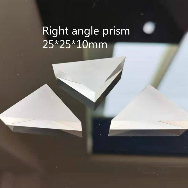 25 * 25 * 10 Right Angle Prism Material K9 Refract... – Vicedeal