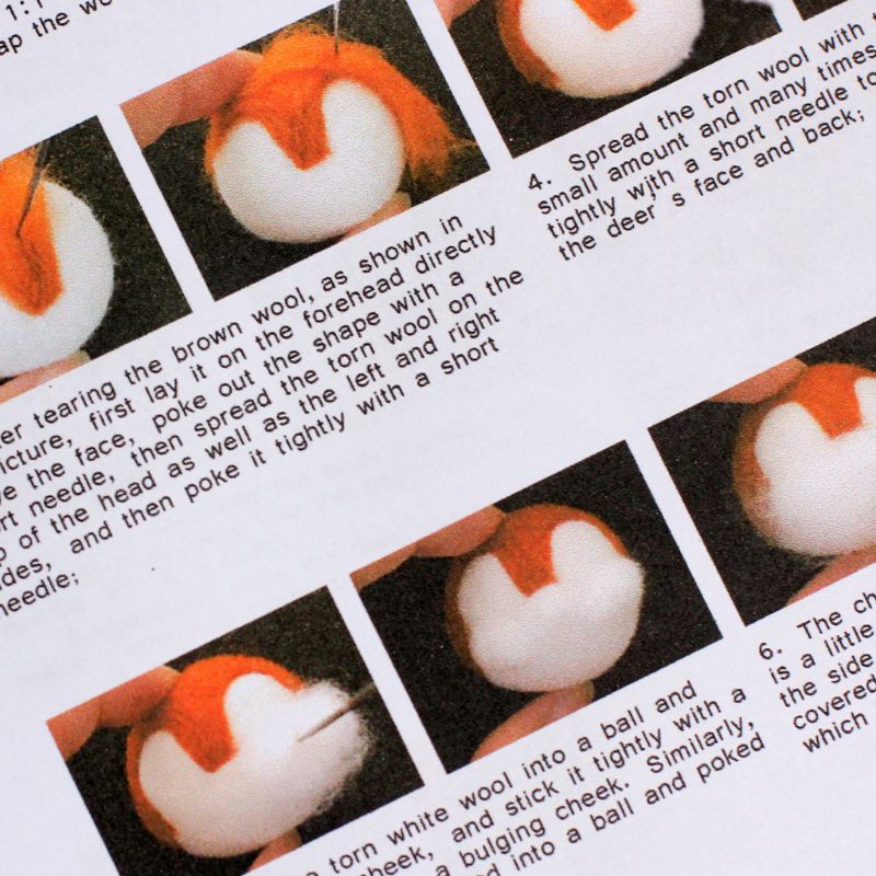 2022 Sika Deer Animal Doll Wool Felt Craft DIY Non... – Vicedeal