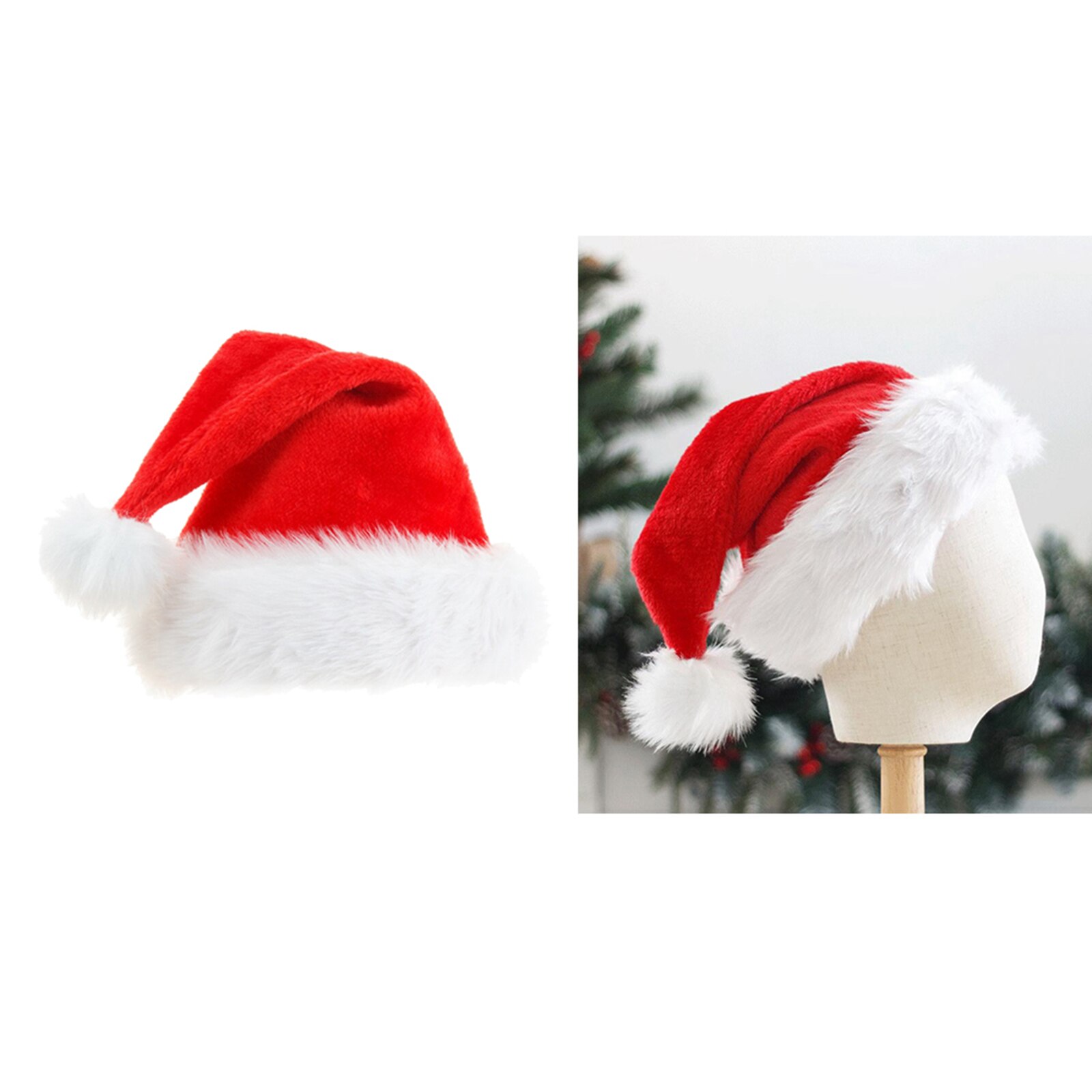SANTA HATS FANCY DRESS FATHER CHRISTMAS PARTY STOC... – Grandado