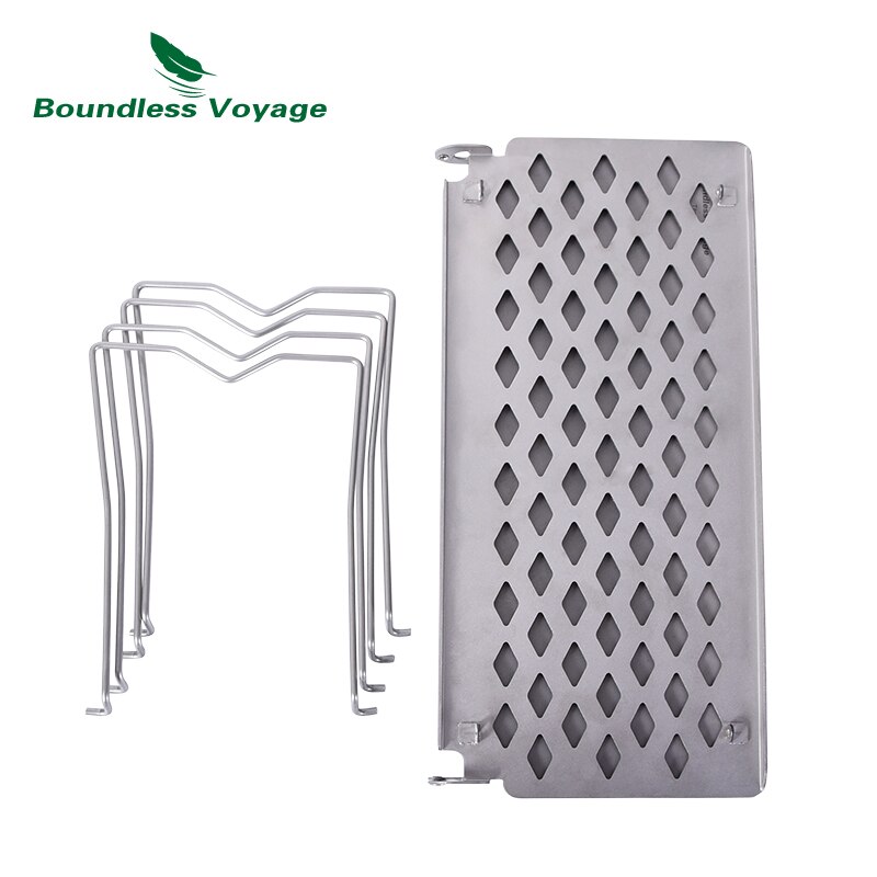 Boundless Voyage Camping Grill Titanium Folding Fr... – Vicedeal