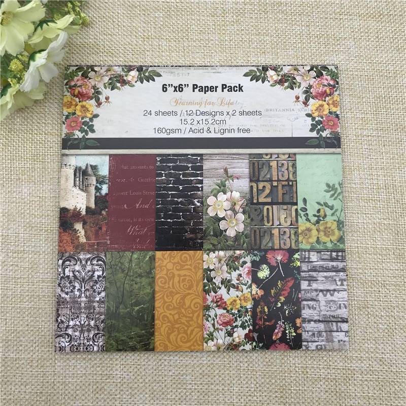 6"X6"the free life patterned paper Scrapbooking pa... – Grandado