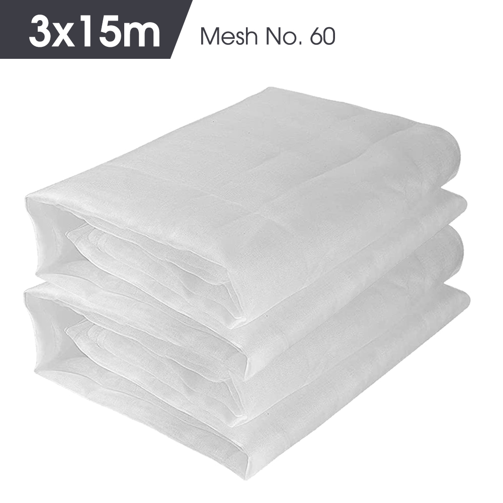 White 60 Mesh Garden Insect Netting Greenhouse Pro... – Grandado