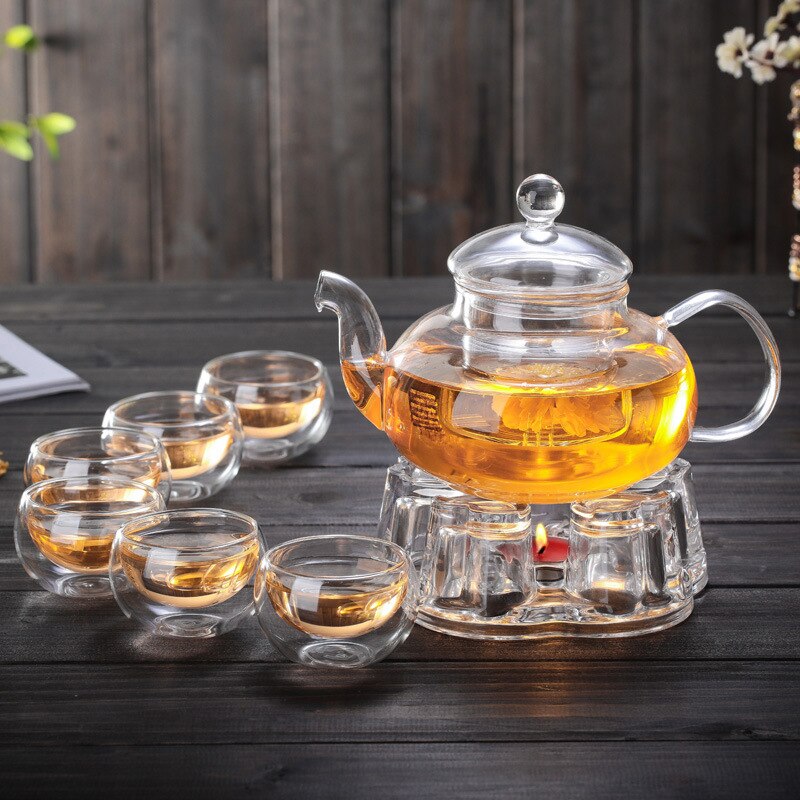 Good Clear Borosilicate Glass Teapot With 304 Stai... – Vicedeal