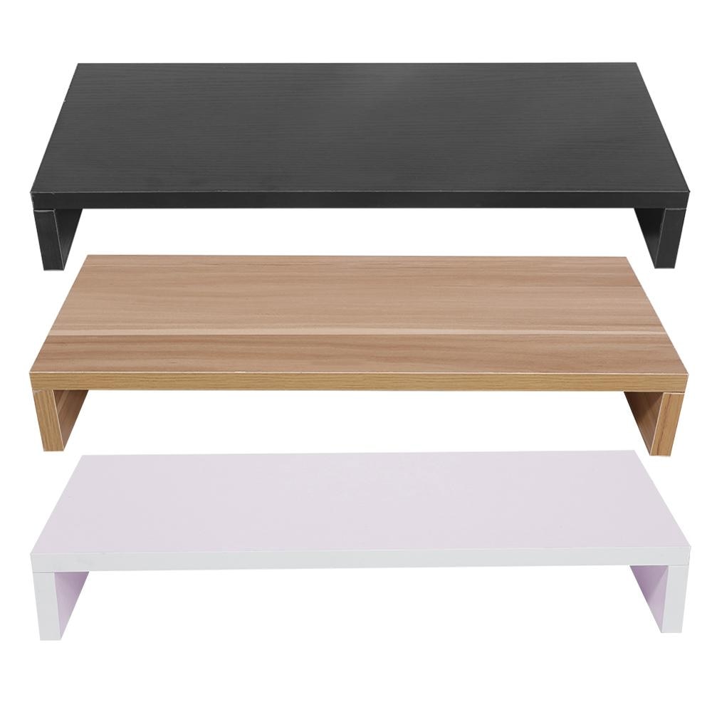 Wooden Monitor Stand Monitor Shelf Wooden Stand LE... – Grandado