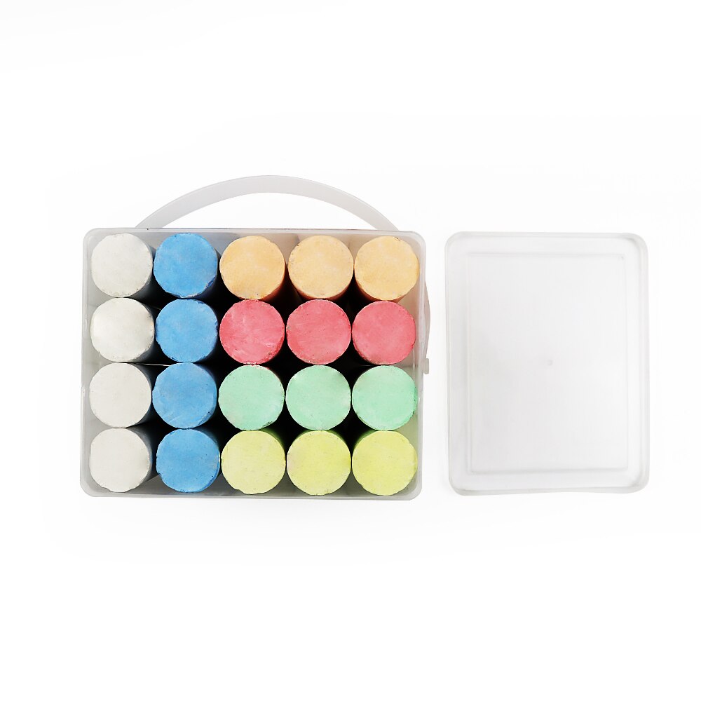 Jumbo Chalk Durable 20 Pcs/Box Sidewalk Chalk Brig... – Grandado