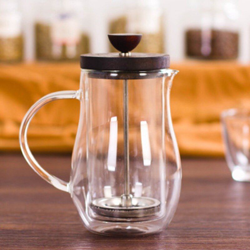 Coffee Double Glass French Press Pot French Filter... – Grandado