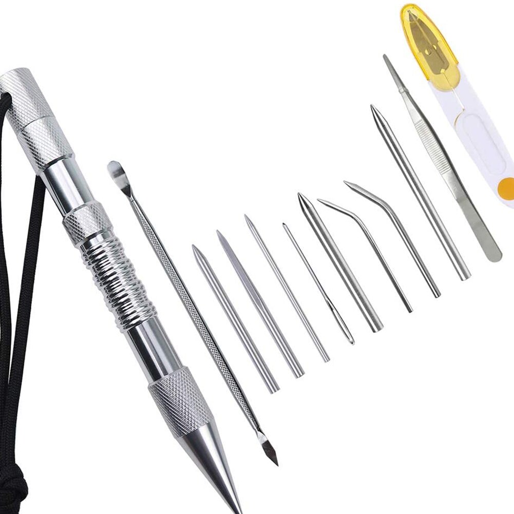 Marlin Spike With Lacing Needles Set For Paracord ... – Vicedeal